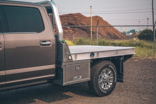 Strong Back Flat Bed | Work Trucks | Highway Products Inc.